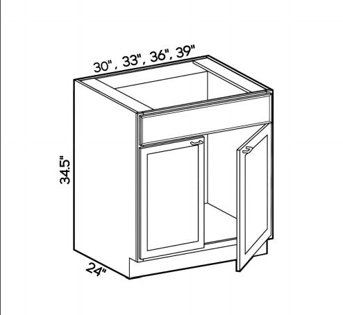 Base sink – Wholesale Shaker White
